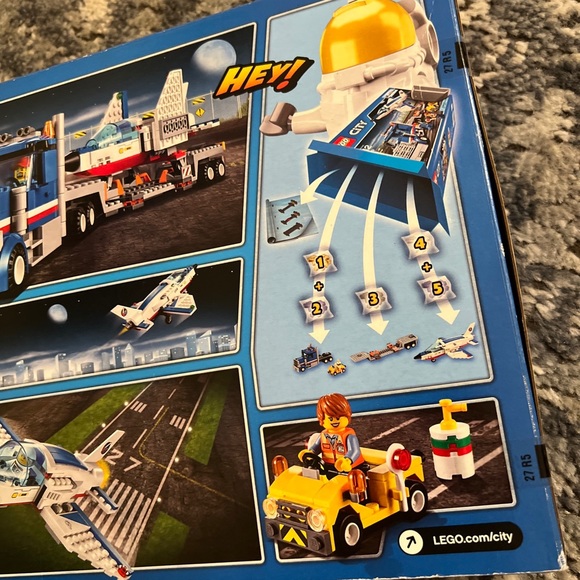 Lego | Toys | Lego City Training Jet Transporter 6079 Factory Sealed ...